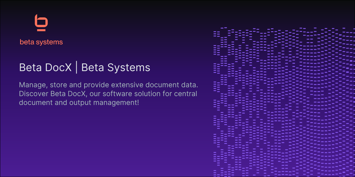 Beta DocX | Beta Systems